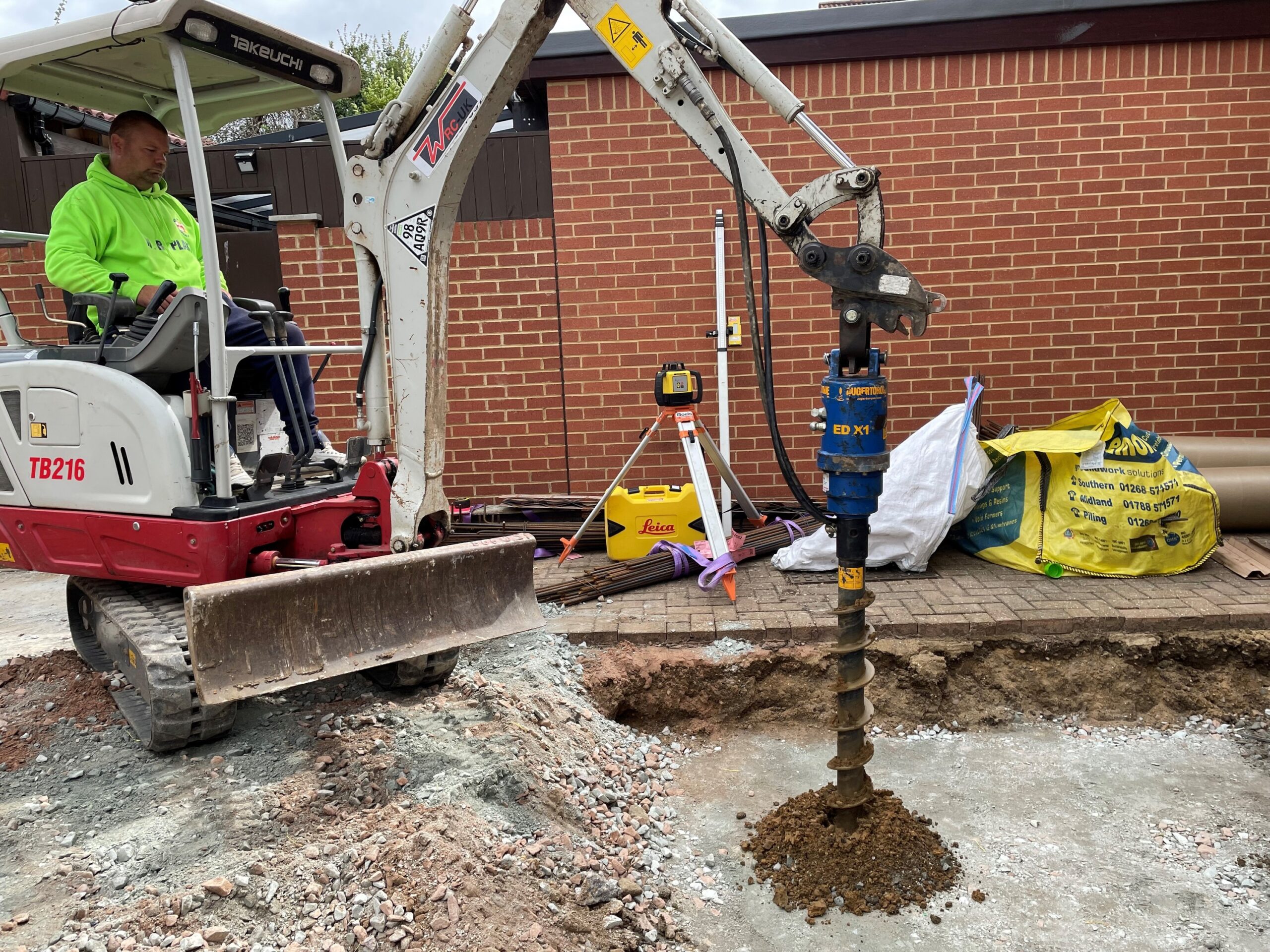 Screw Pile Foundations | Helical Pile Installers London & SE