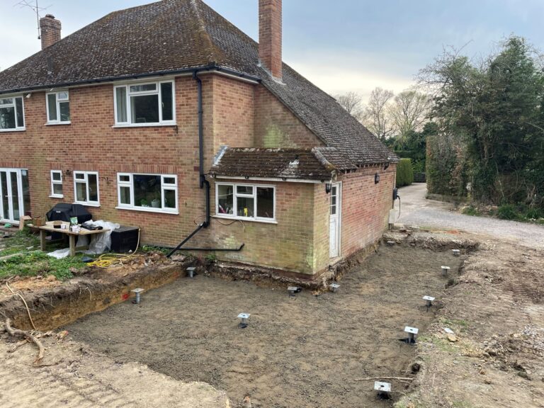 Piled Foundation Solution for High Heave Clay Soil in Surrey